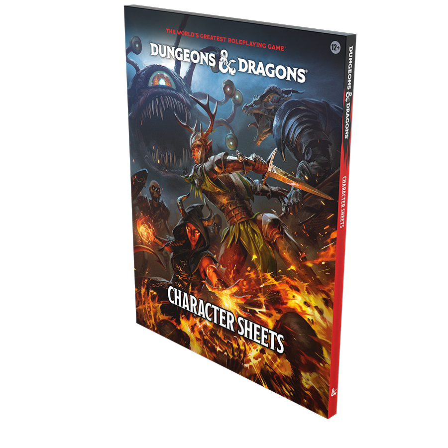 DND RPG 2024 CHARACTER SHEETS --ENGLISH EDITION – Jeux AZ Games