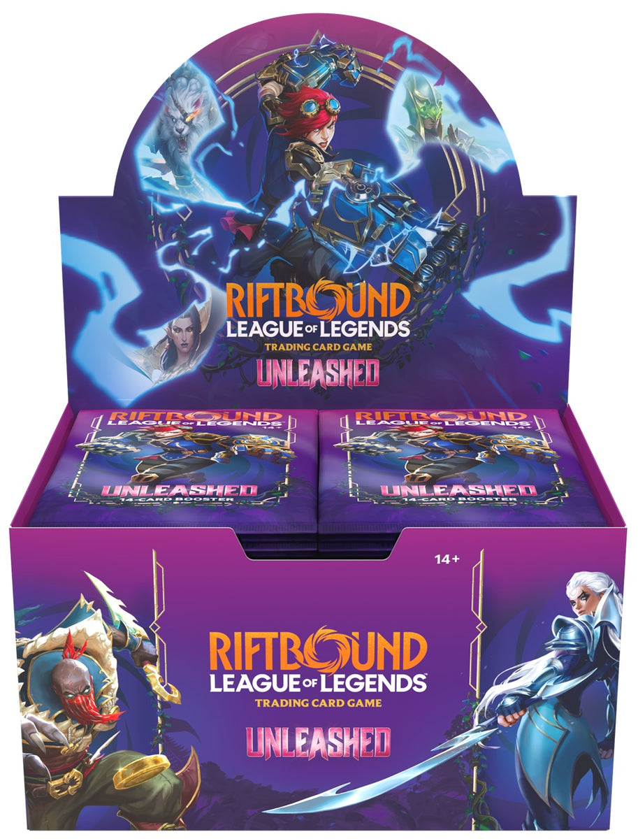 RIFTBOUND LEAGUE OF LEGENDS TCG, UNLEASHED BOOSTER – Jeux AZ Games