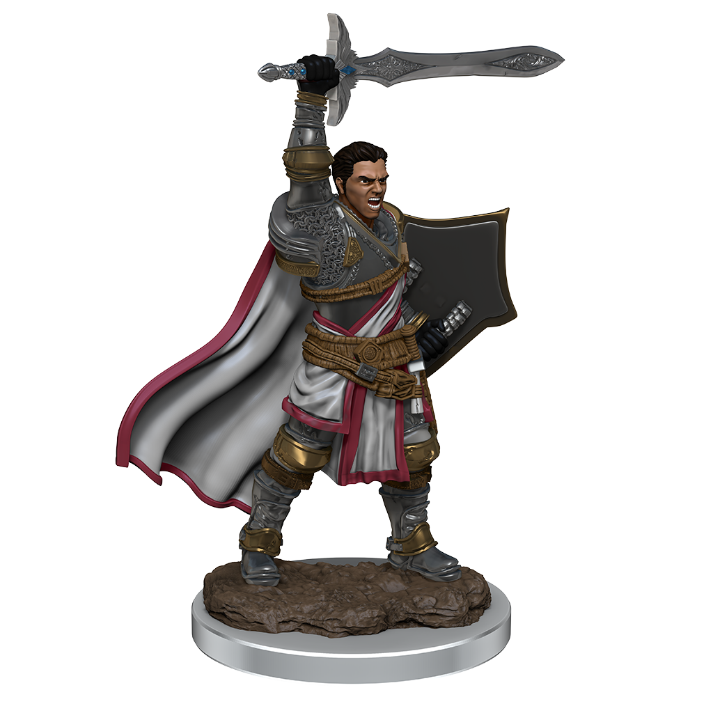 DND ICONS O/T REALMS MALE HUMAN PALADIN PREM FIG – Jeux AZ Games
